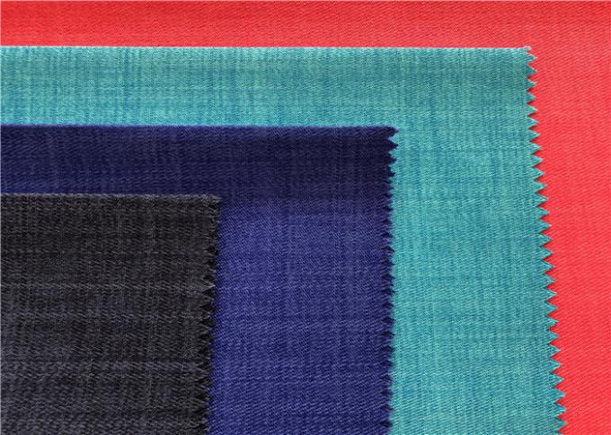 2/2 Twill Sun Fade Resistant Fabric Cation 320D * 320D For Leisure Garment