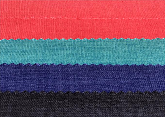 2/2 Twill Sun Fade Resistant Fabric Cation 320D * 320D For Leisure Garment