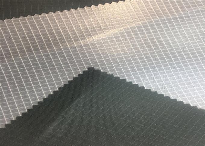 Ribstop Waterproof Polyester Oxford Fabric Plain Style With TPU White ...