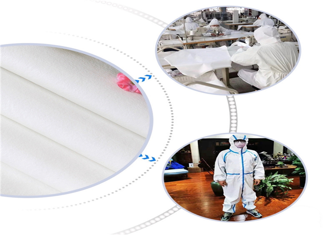 PE Membrane Bonding 79GSM Non Woven Polyester Fabric Waterproof