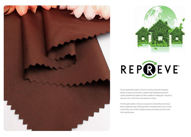 60GSM 100% Recycled Pet 300T Pongee Polyester Fabric